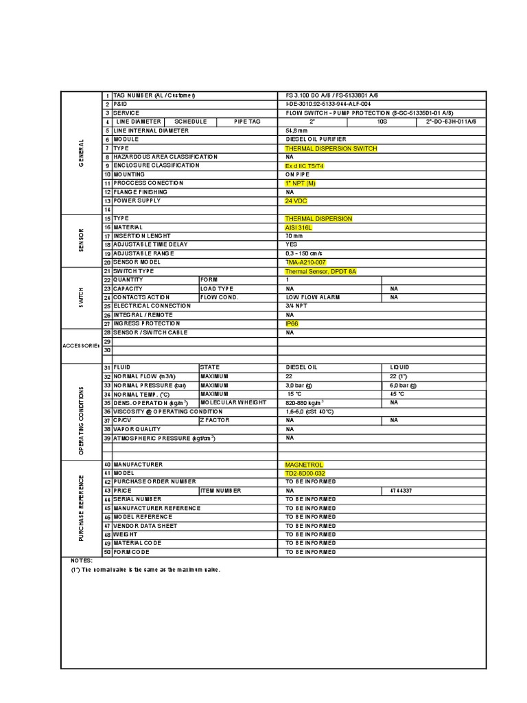 Magnetrol TD2-8D00-032 + Tma-A210-007 | PDF | Viscosity | Switch