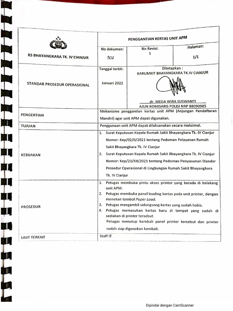 Penggantian Kertas Apm | PDF