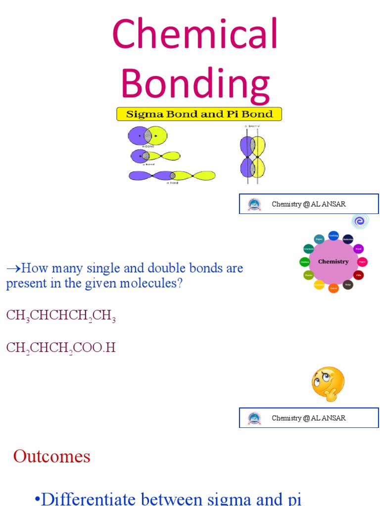 Chemical Bonding 4 - Sigma and Pi Bond | PDF | Chemical Bond | Covalent ...