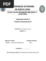 Lab Fisica 4 Practica 6 y 7 | PDF | Difracción | Ligero