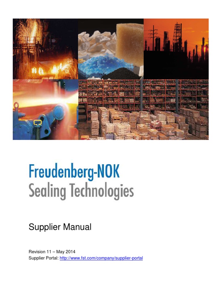 Freudenberg - Supplier - Manual - Rev11 - 2014 | PDF | Cargo | Supply Chain