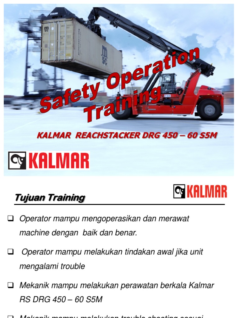 Operation & Safety Kalmar DRG 450-60 S5M | PDF