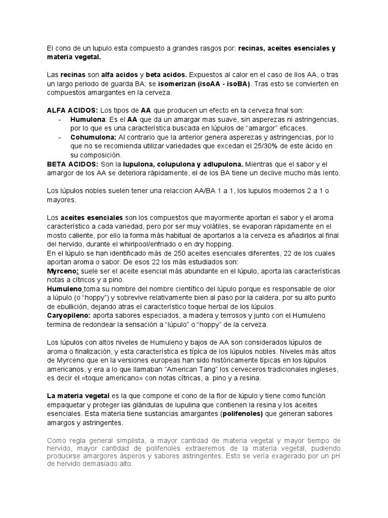 Todo Lupulo Jere | PDF | Cerveza | Comida y bebida