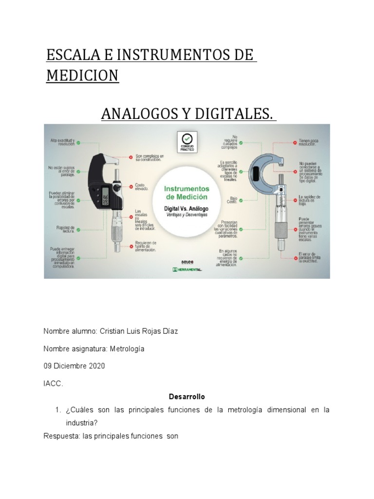 Tarea S6 Metrologia Fabian - Lopez | PDF | Medición | Metrología