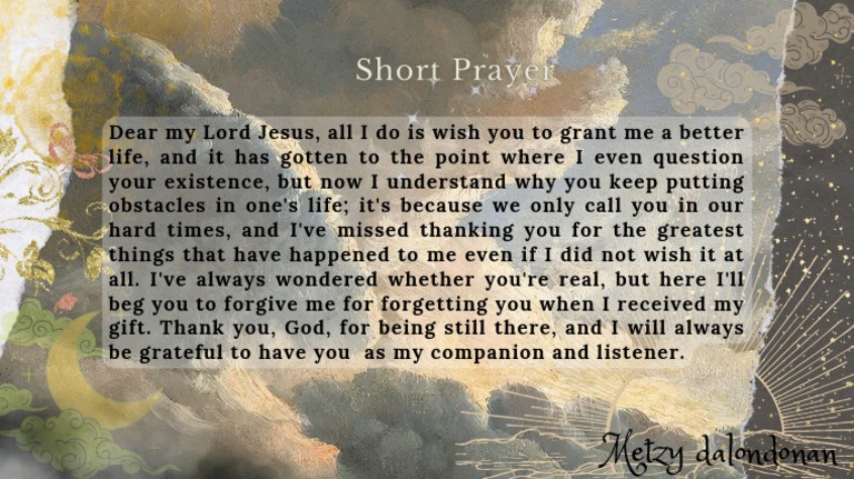 ECF Prayer | PDF | Self-Improvement