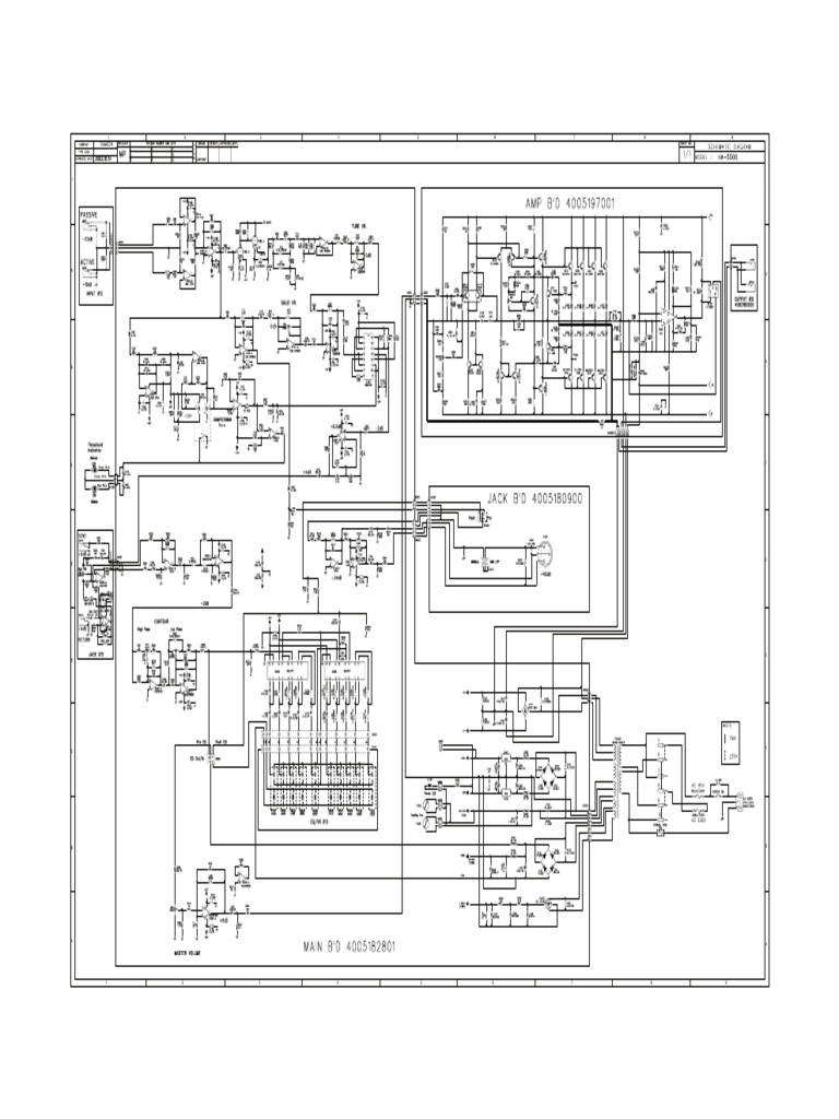 Hartke Ha 5500 Schematic | PDF