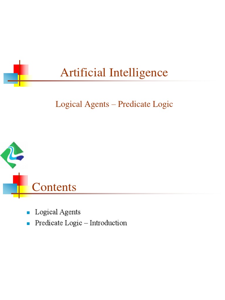 9 - C Predicate Logic - Logic Agents | Download Free PDF | First Order Logic | Logic