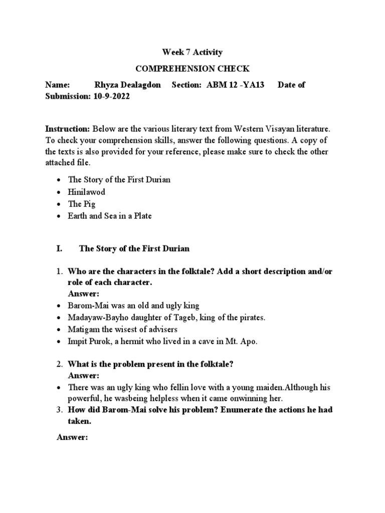 Week 7 Activity | PDF