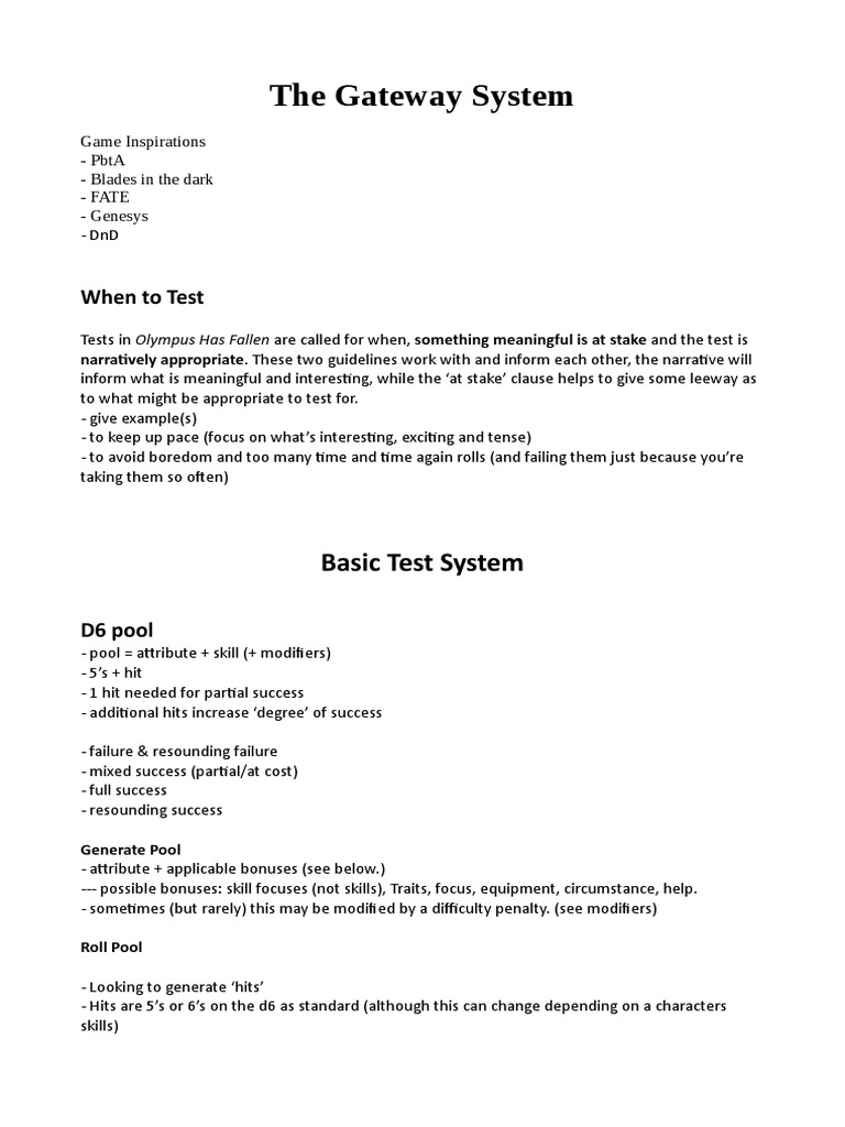 The Gateway System | PDF | Failure