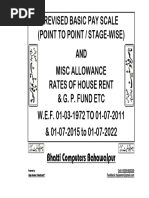 Revised Pay Scale - 2022 | PDF