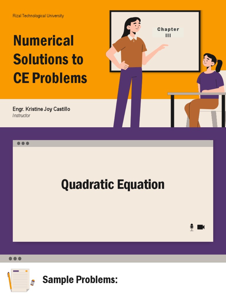 Chapter 3 Quadratic Equation Pdf Area Equations