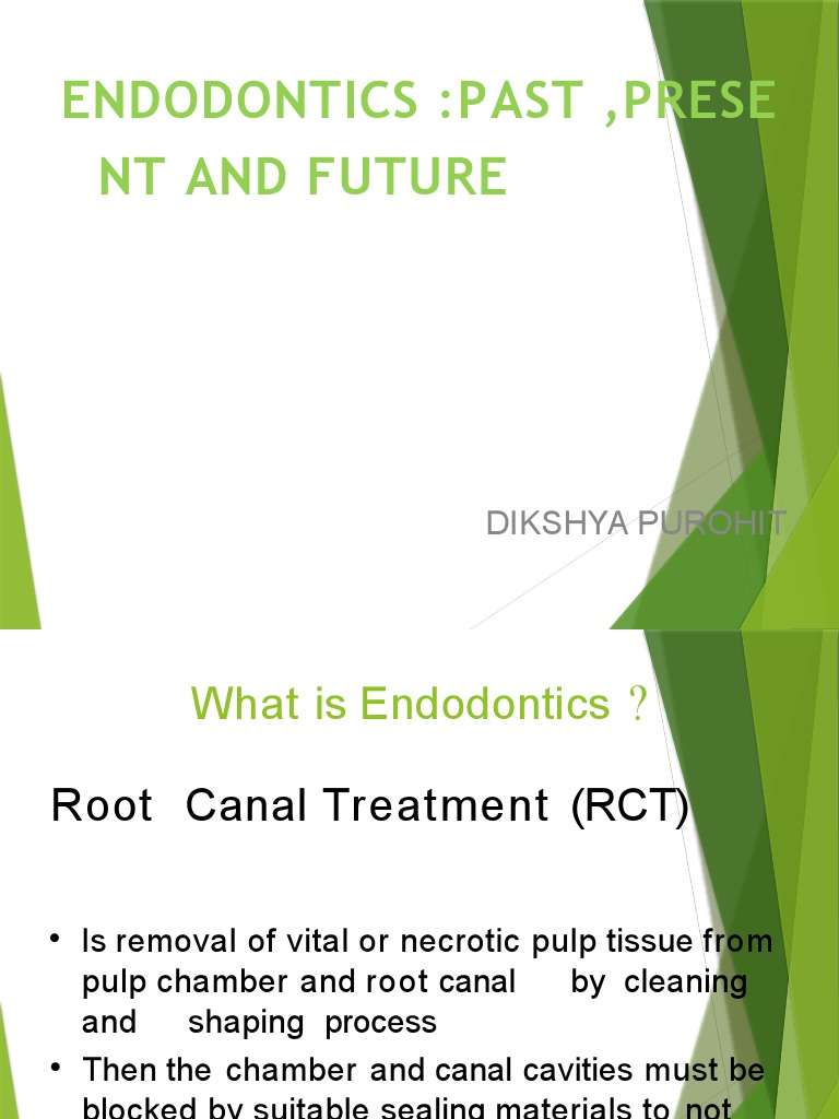Introduction To Endodontics PPT New | PDF | Social Science