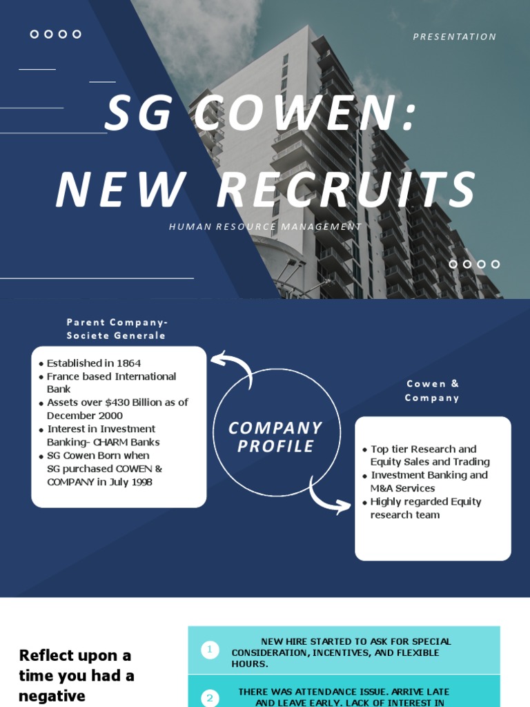 SG Cowen New Recruits NEW | PDF | Career & Growth | Business