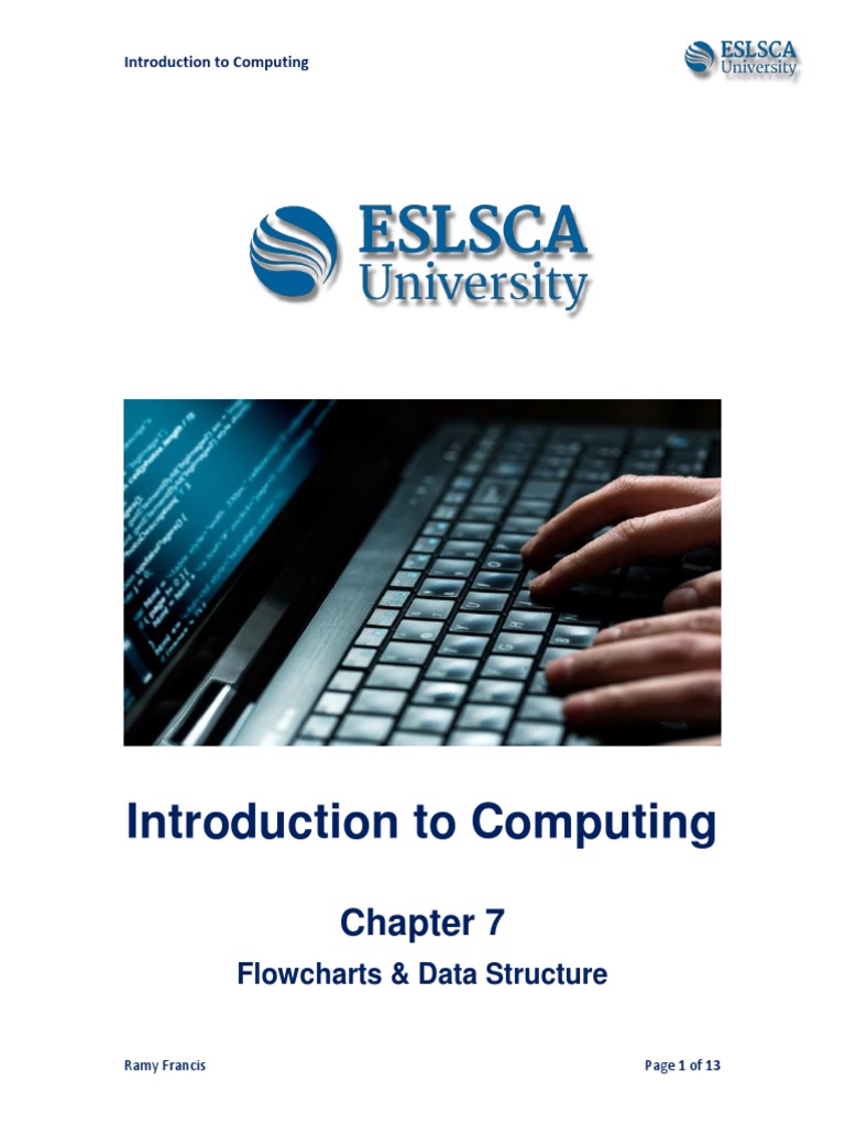 Ch7_Flowcharts_DataStructure | PDF | Data Type | Array Data Structure