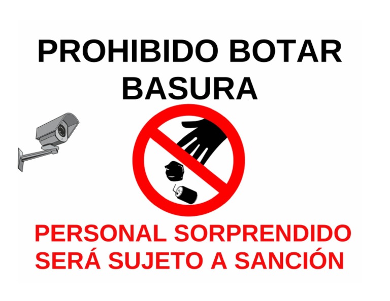 Prohibido Botar Basura | PDF