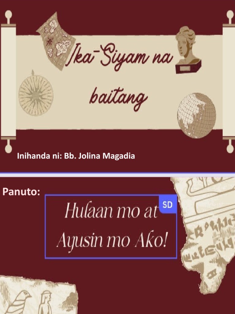 Ika-Siyam Na Baitang | PDF