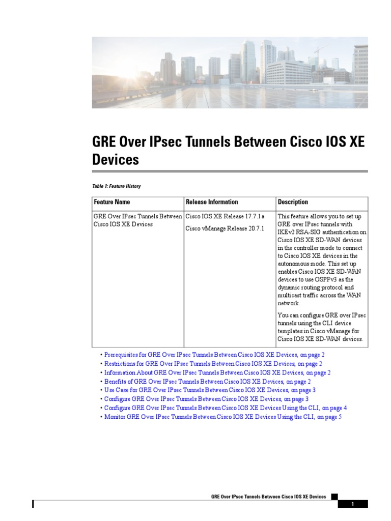 m-GRE Over IPSec | PDF | Computer Network | Information And ...