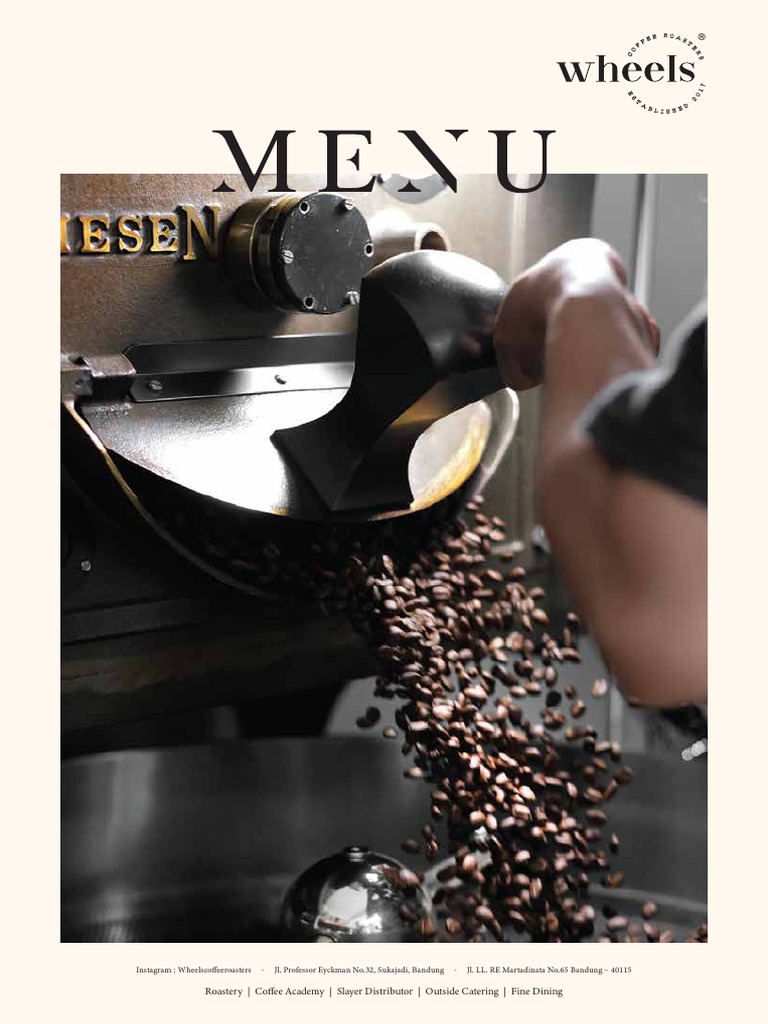 Wheels Menu | Download Free PDF | Coffee | Foods