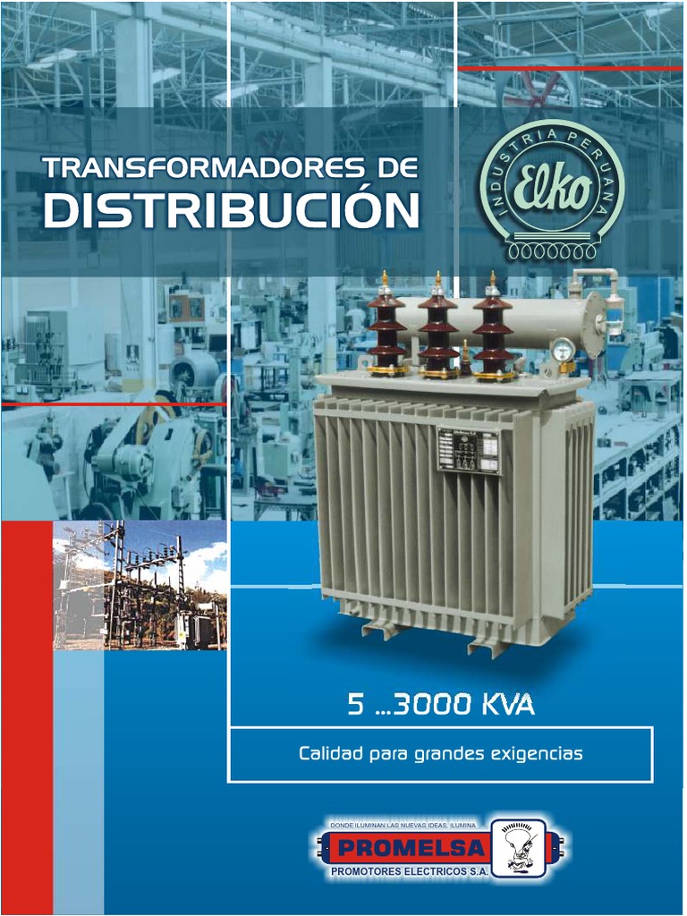 PROMELSA Catalogo Transformador 3Ø | PDF | Transformador | Ingenieria Eléctrica
