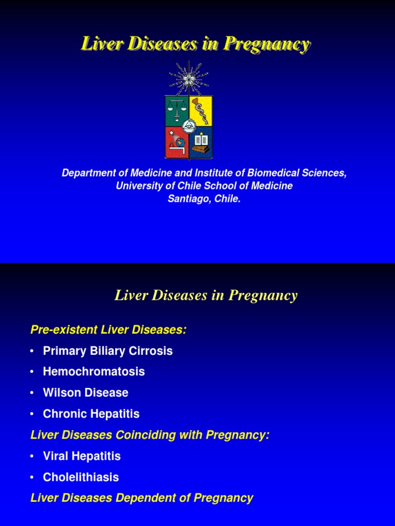 Liver Diseases in Pregnancy | PDF