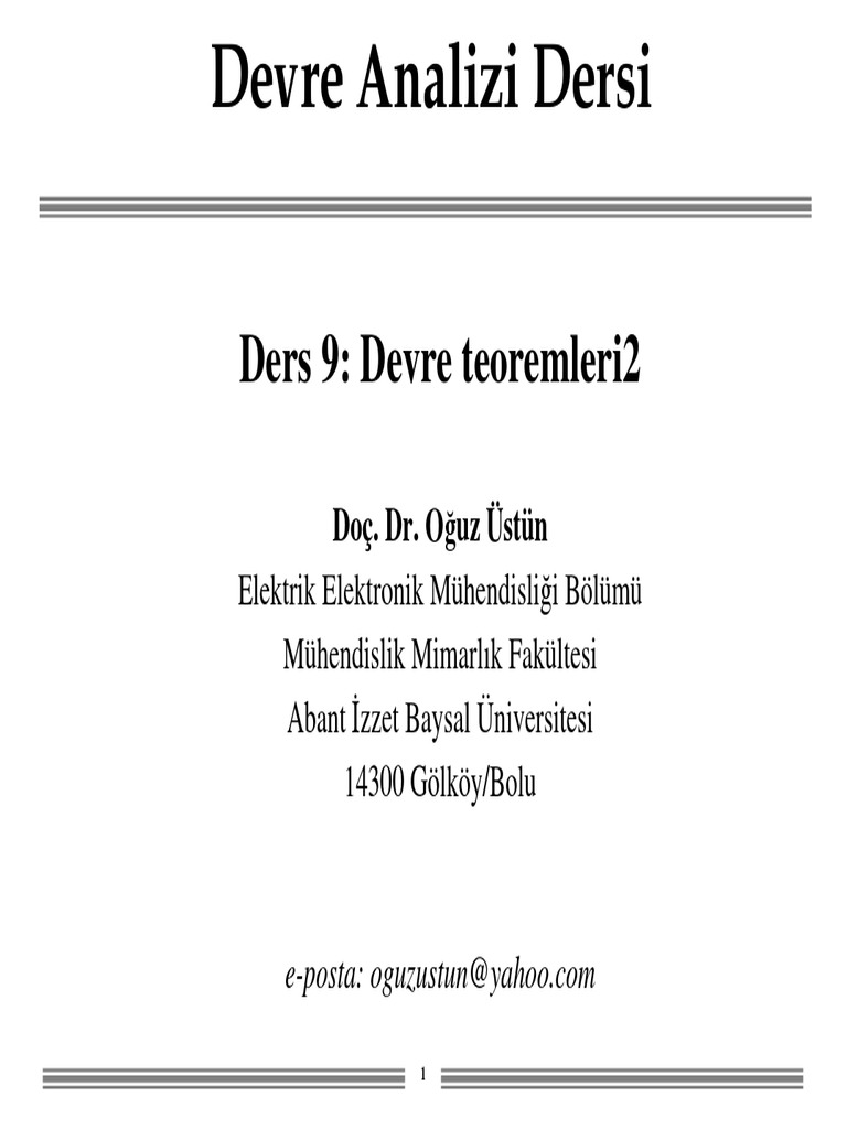 Ders9 - Kopya | PDF