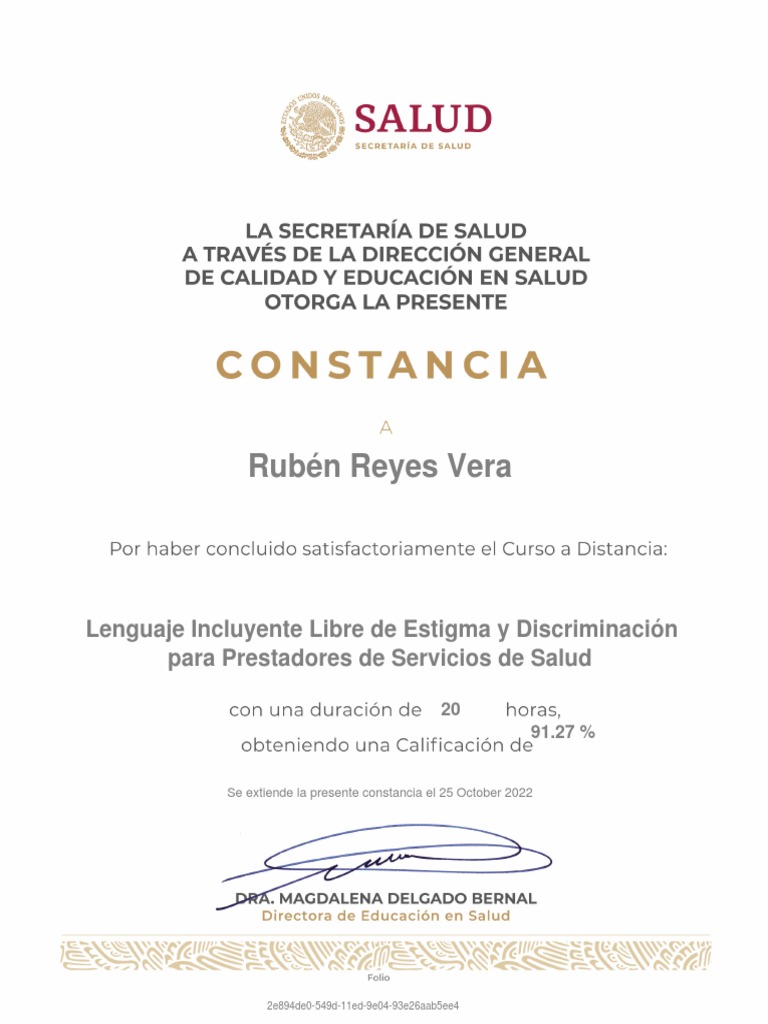 Lenguaje Incluyente Libre de Estigma y Discriminación para Prestadores de Servicios de Salud ...