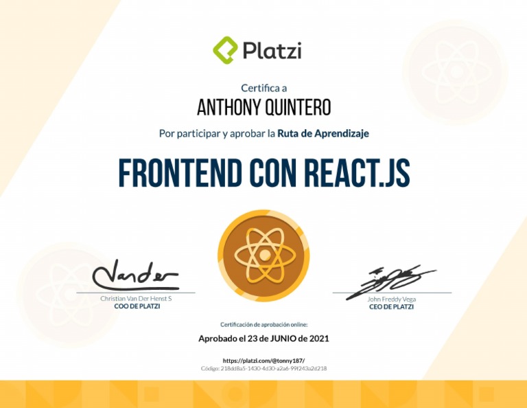 Diploma Desarrollo React | PDF