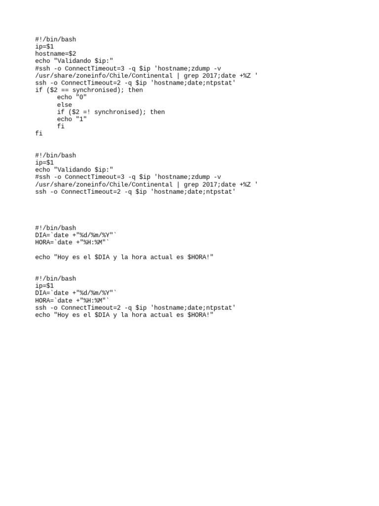 Shell Hora | PDF | Informática