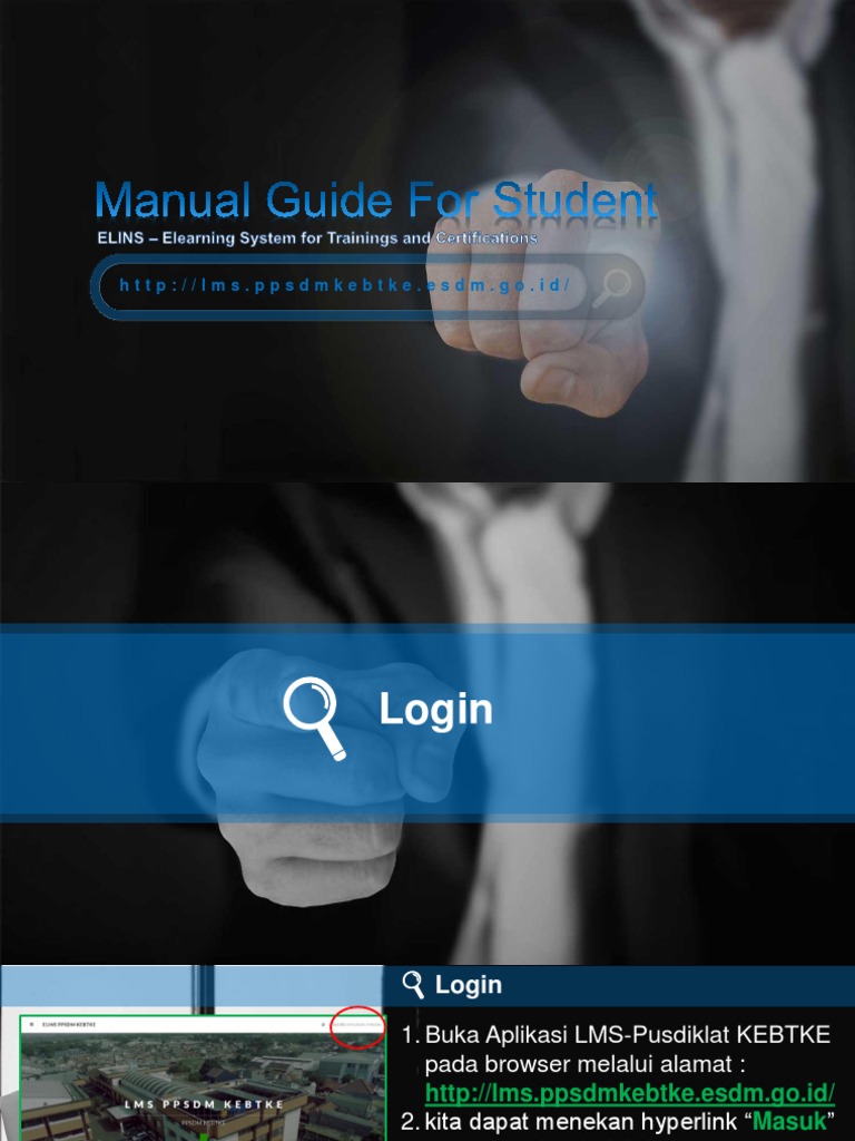 USer Guide ELINS - For Student | PDF | Karier & Perkembangan