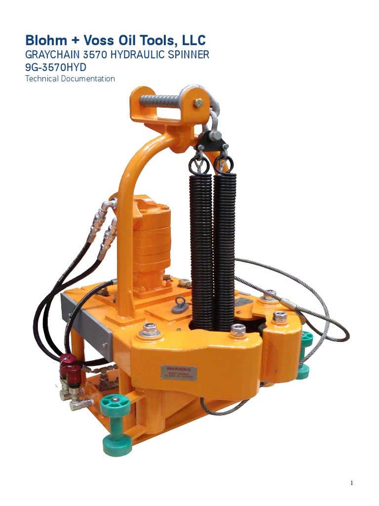 Blohm and Voss - Graychain 3570 Hydraulic Spinner Technical - 2012 ...