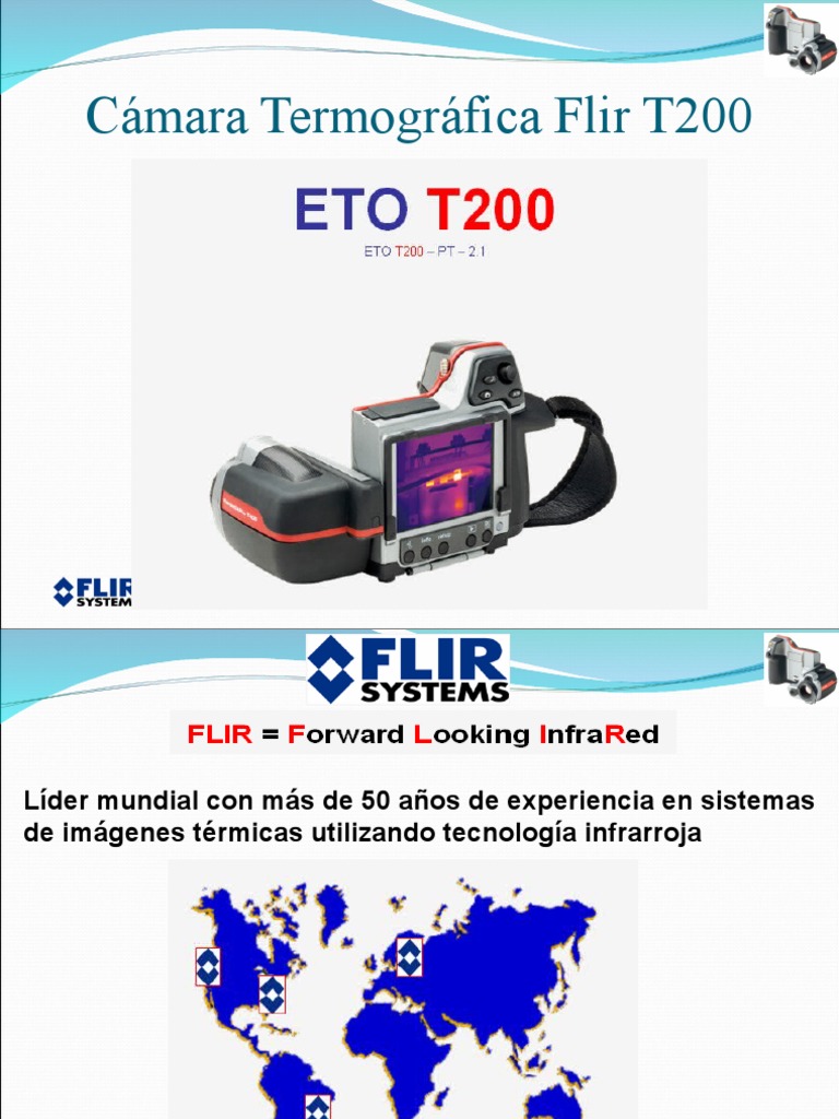 Cámara Termográfica Flir T200 | PDF | Cámara | Infrarrojo