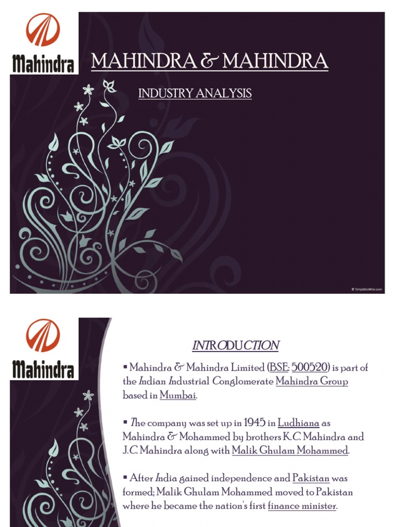 Mahindra Family Legacy Overview | PDF | Technology & Engineering