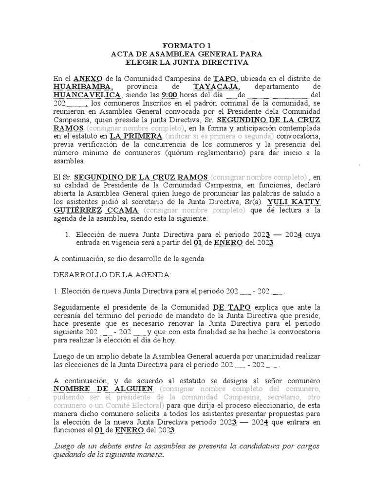 Formatos 5 Hojas | PDF | Derecho