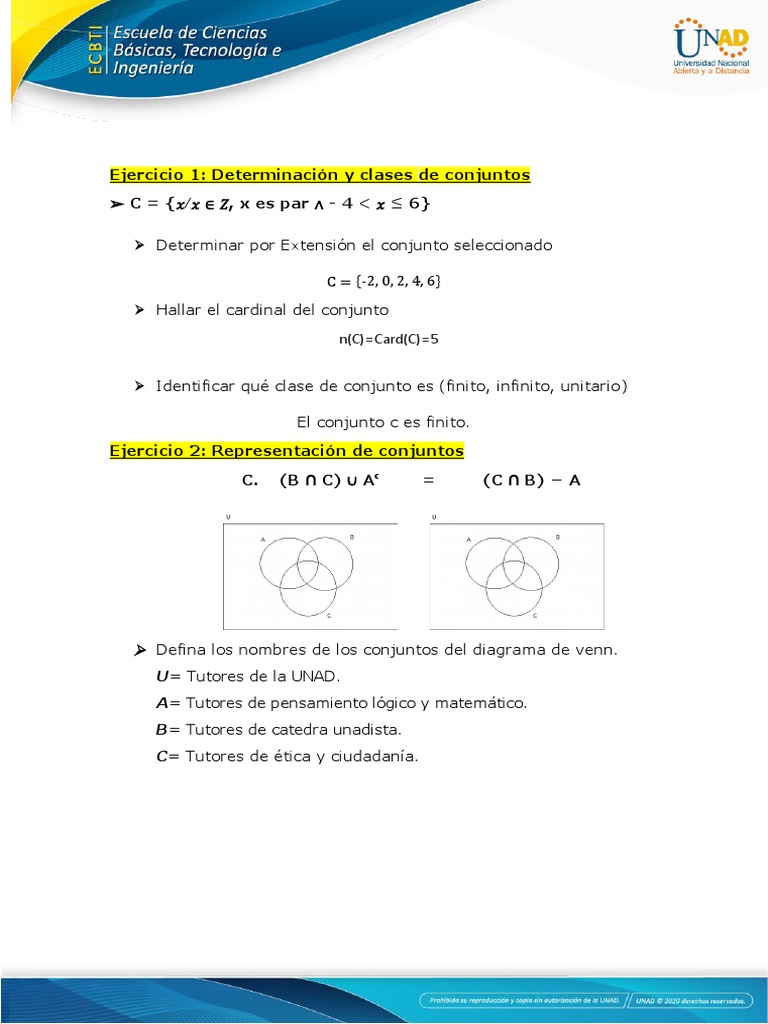 Anexo - 1 - Guía para El Desarrollo de La Tarea 3 | PDF | Conjunto (Matemáticas) | Objetos ...