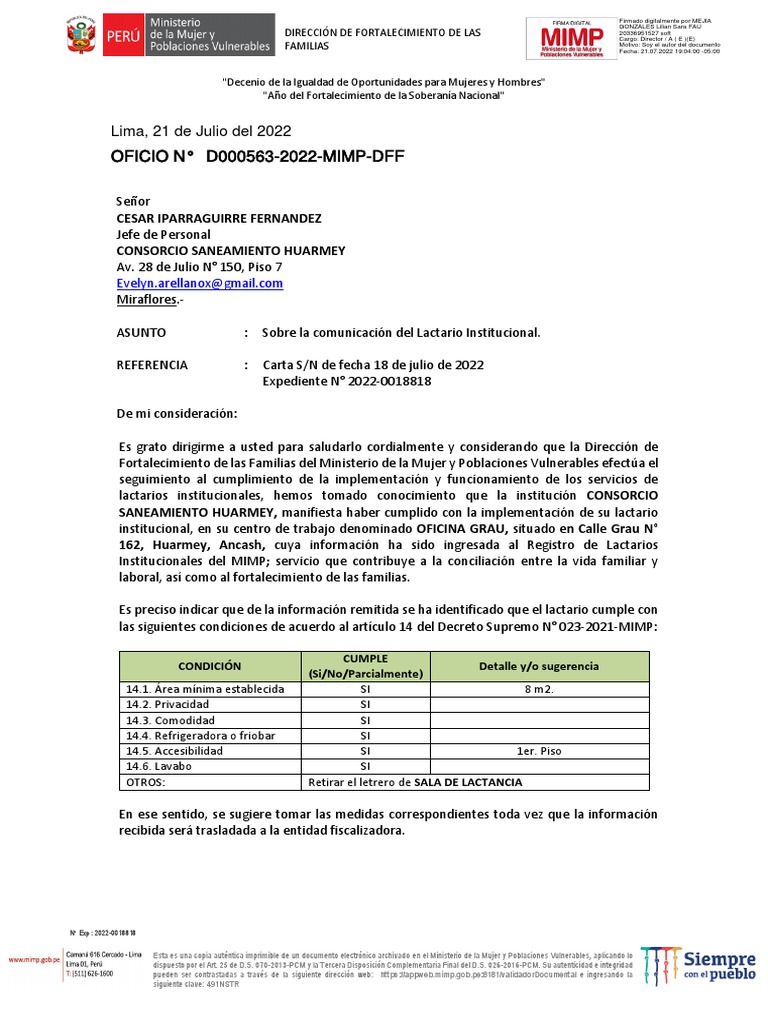 Oficio 000563 2022 DFF | PDF