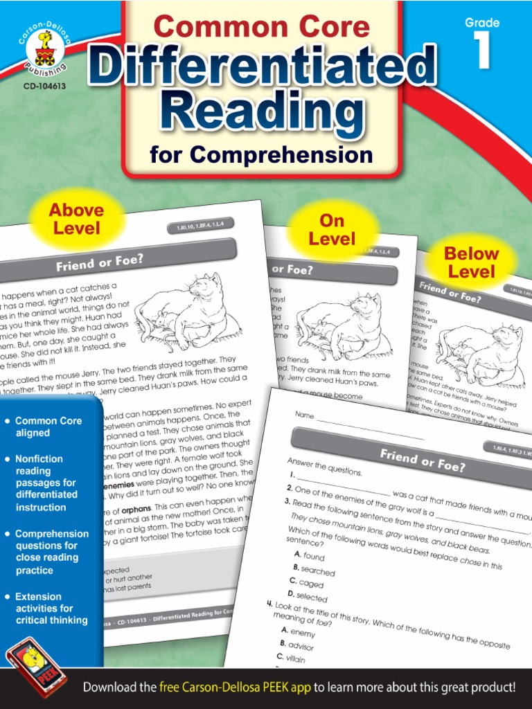 Grade 1 Carson Dellosa - Guided Reading | PDF | Giraffe | Reading ...