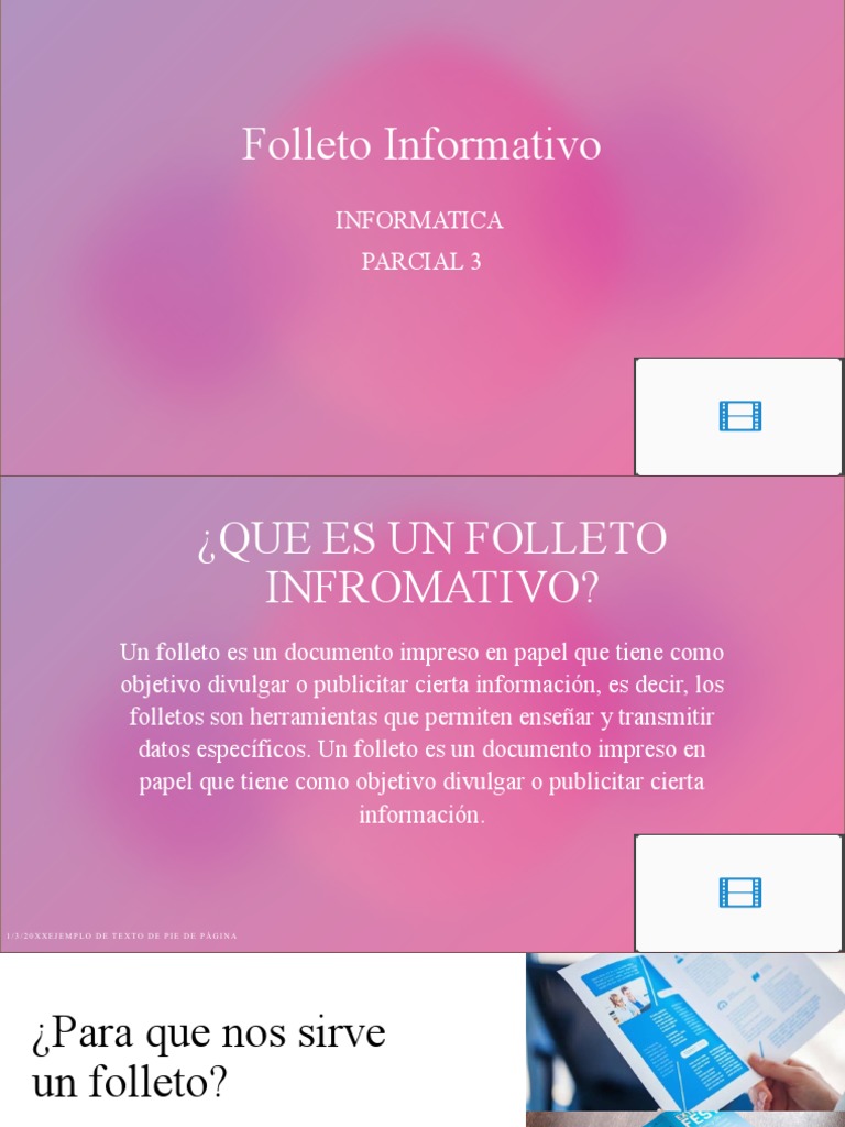 Folleto Informativo | PDF | Información | Comunicación
