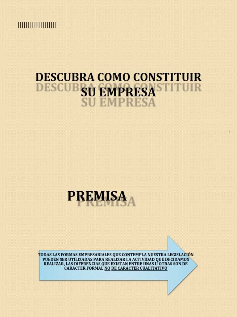 Guía para Constituir tu Empresa | PDF | Empresas | Business