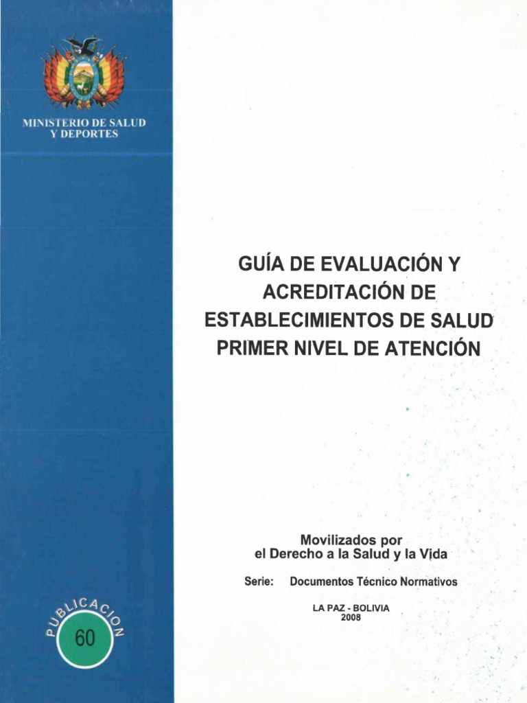 60 Guia De Evaluacion Y Acreditacion Primer Nivel Pdf Evaluación 1664