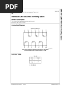 7485 Datasheet | PDF | Electrical Engineering | Electricity