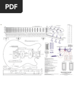 Fender Jazz Bass Templates | PDF | Bass Guitar | Chordophones