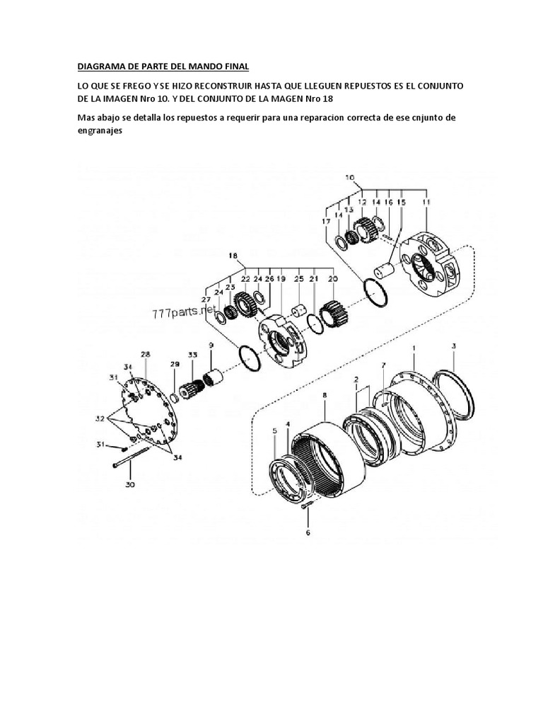 Mando Final Repuestos Volvo Ec220 | PDF