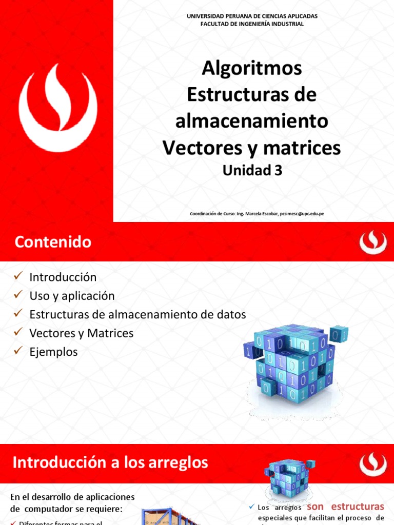 U3-Estructuras de Almacenamiento | Descargar gratis PDF | Estructura de datos de matriz ...