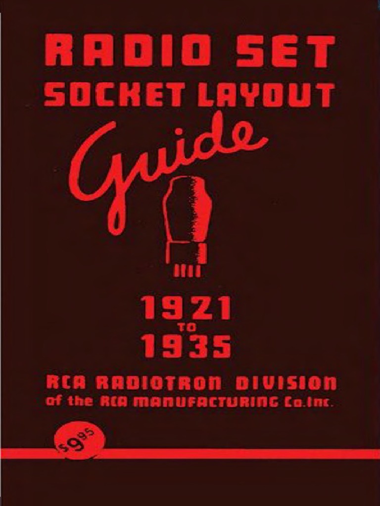Radiotron Radio Set Socket Layout 1921 1935 | PDF | Vacuum Tube | Rca