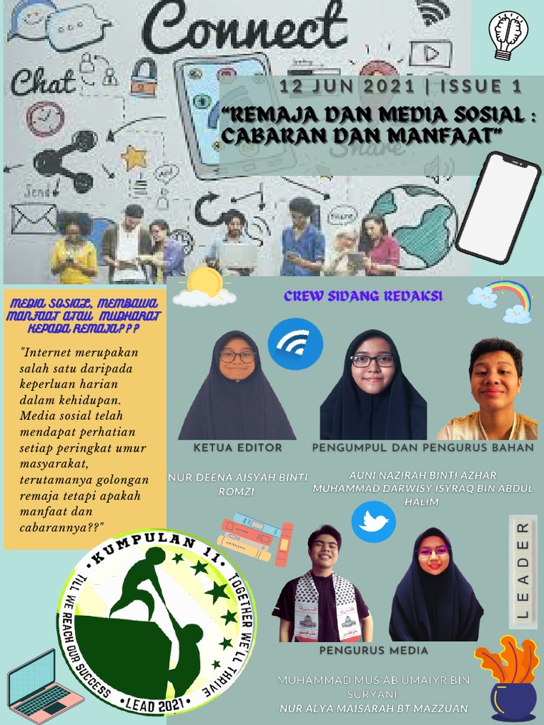 Buletin LEAD K11 :remaja Dan Media Sosial. Cabaran Dan Manfaat | PDF