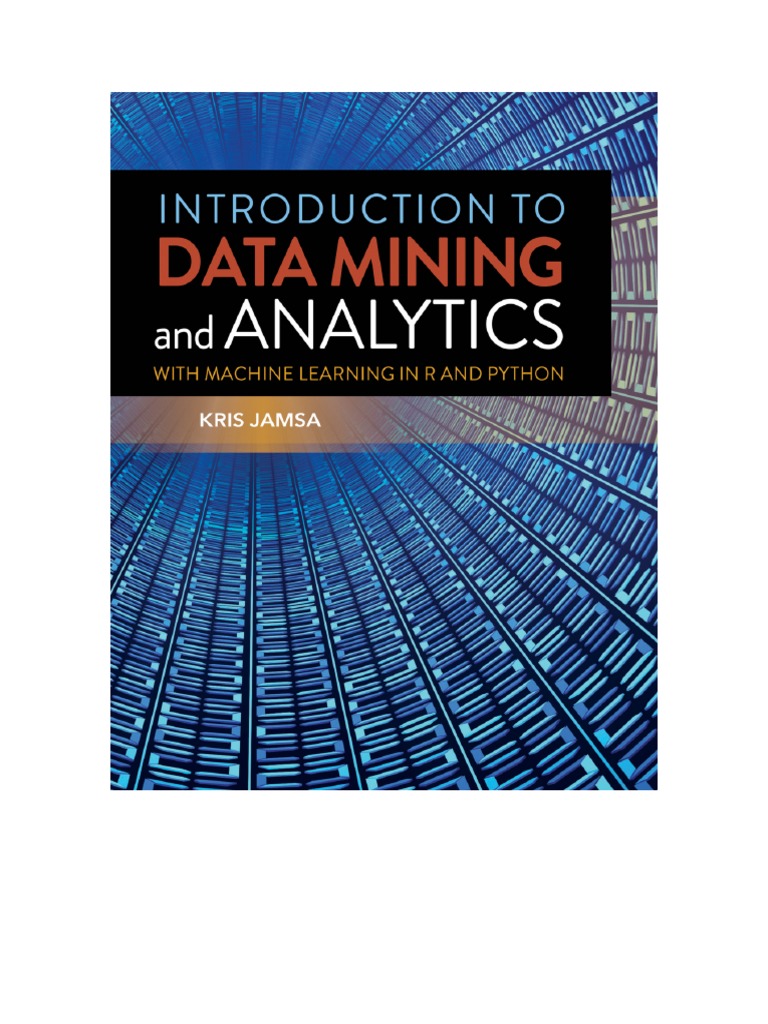Introduction To Data Mining and Analytics | PDF