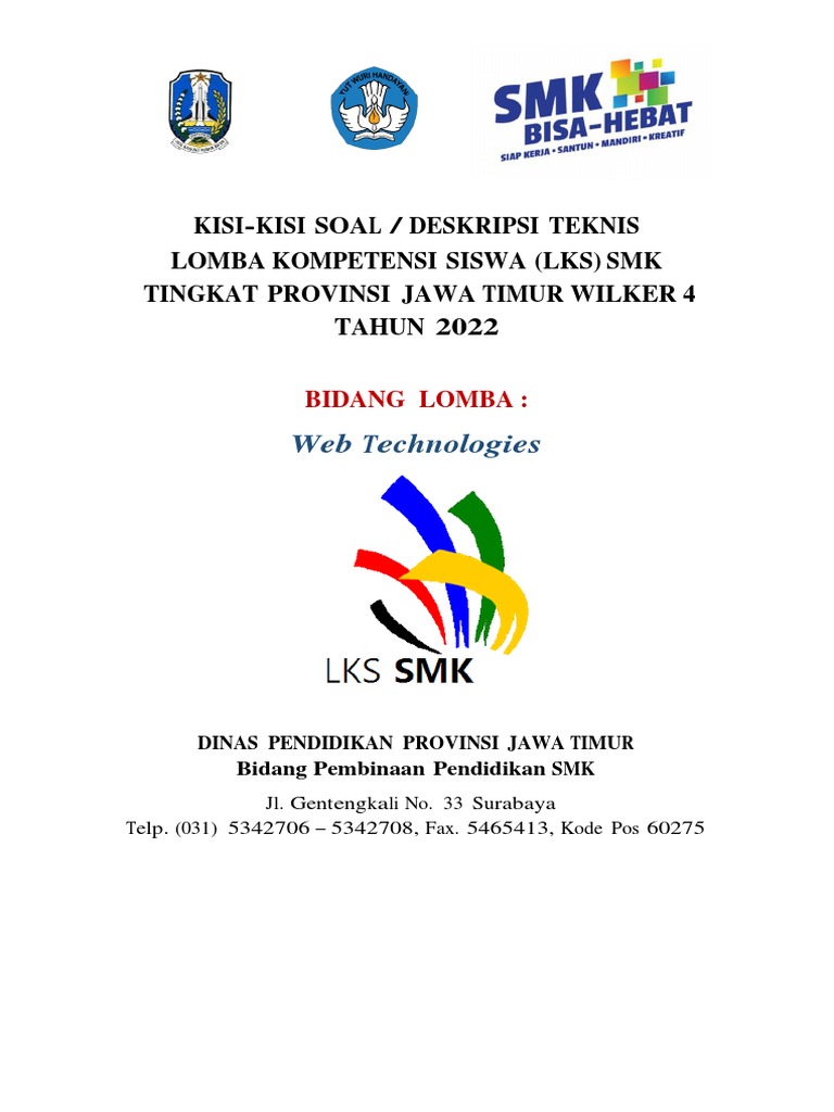 Kisi Kisi Lks Web Technologies 2022 | PDF