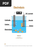 Electrolysis of Copper Sulfate Guide | PDF | Anode | Redox