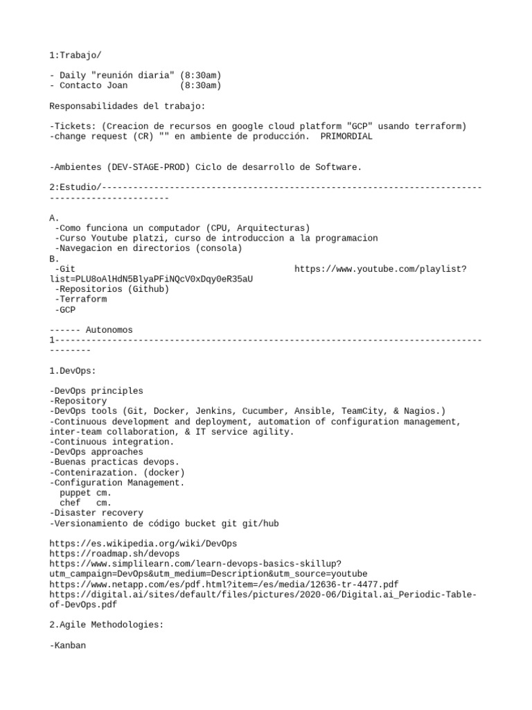 Plan y Contenidos DevOps | PDF | Informática | Ingeniería de software