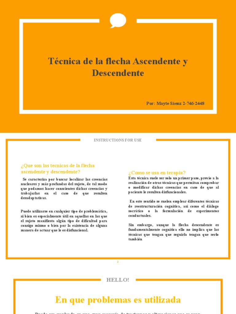 Técnicas de Flecha Ascendente y Descendente | PDF